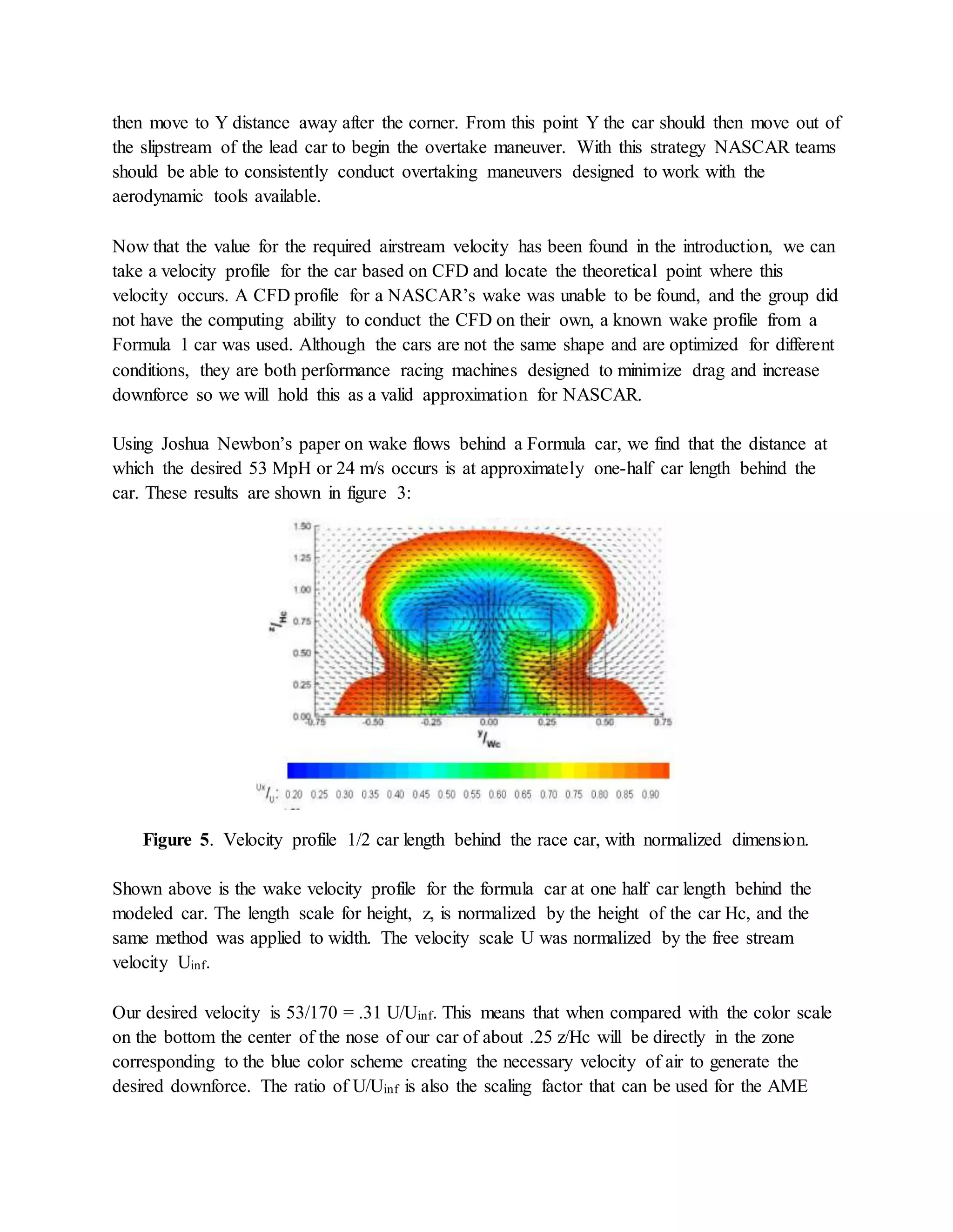 NASCAR Slip Stream Characterization | DOCX | Auto Racing | Sports