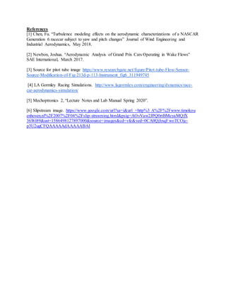 NASCAR Slip Stream Characterization | DOCX | Auto Racing | Sports