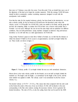 NASCAR Slip Stream Characterization | DOCX | Auto Racing | Sports
