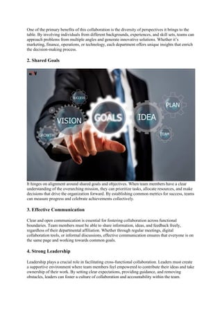 Cross-Functional Collaboration: A Comprehensive Guide | Enterprise Wired | PDF