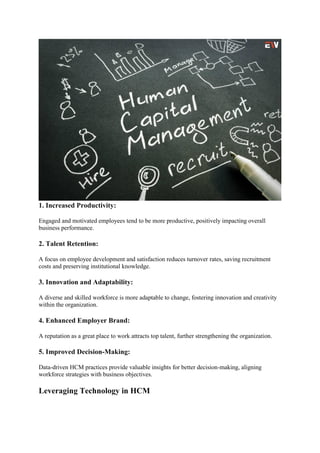 Effective Human Capital Management Strategies To Maximize Success ...