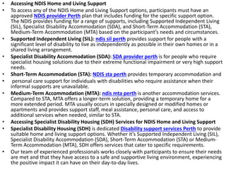 Maximizing the Benefits of NDIS Home and Living Support A Comprehensive ...
