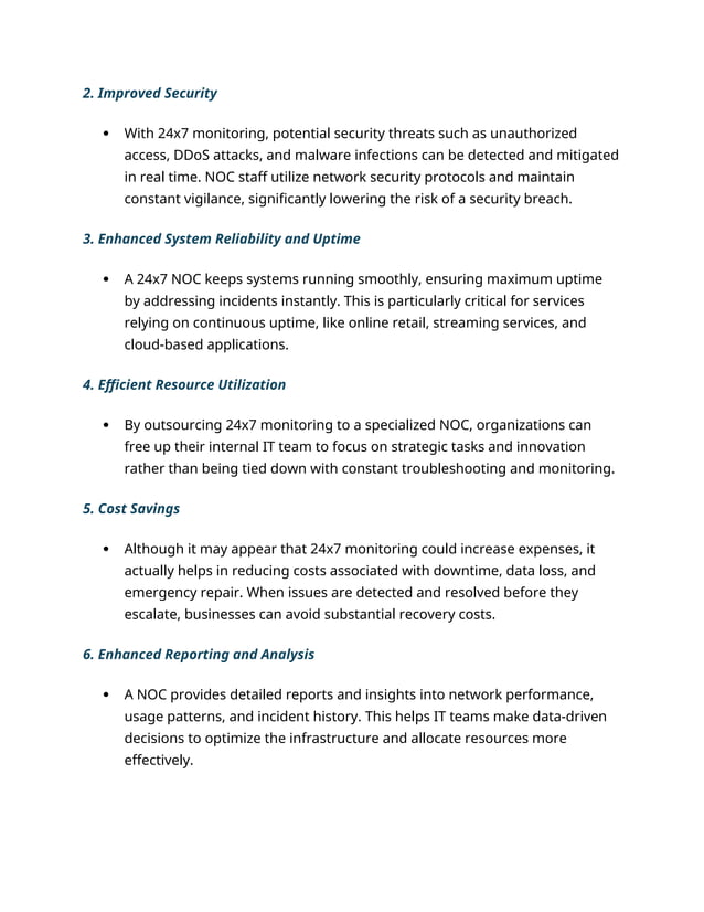 Maximizing Uptime and Efficiency with 24x7 NOC Monitoring in AI-NOC.docx