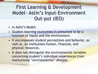 Maximizing What Students Get Out Of College | PPT