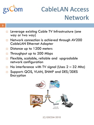 Maximizing your coaxial (cable tv) v2 | PDF | Computer Networking ...