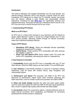 Maximizing Your Viewing Experience- Tips for Setting Up Your IPTV Box.pdf