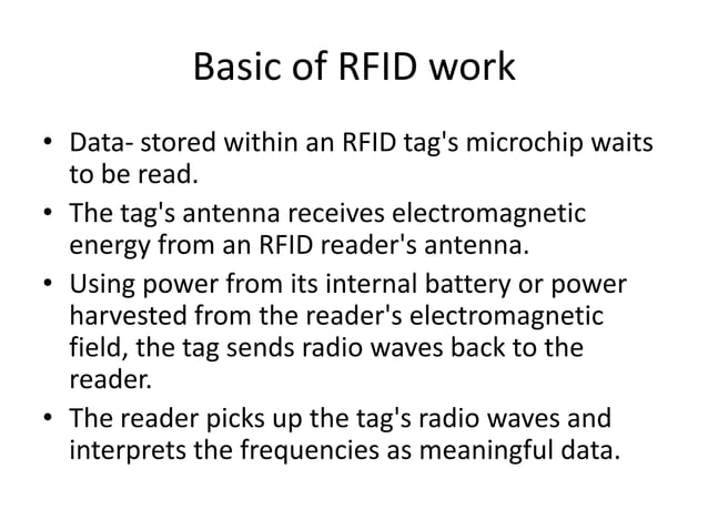 Maxim klimov 1433 how rfid works | PPT