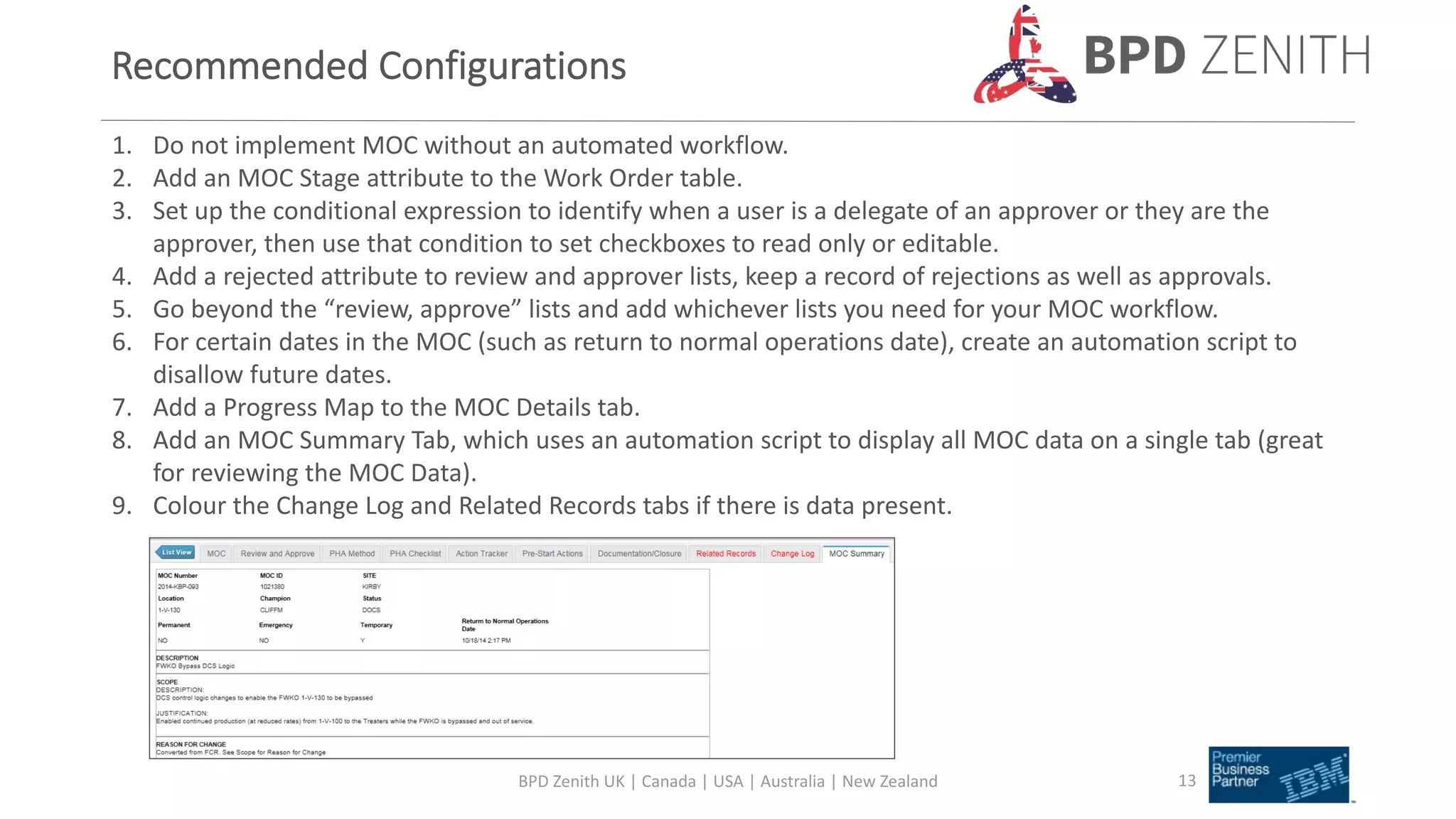 Maximo - Management of Change (MOC) Implementation Best Practices | PDF