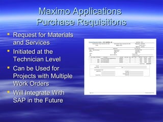 Maximo overview | PPS