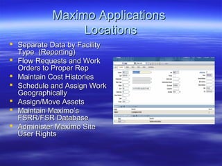 Maximo overview | PPS