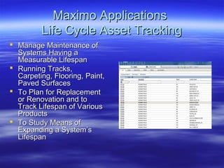 Maximo overview | PPS