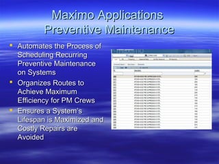 Maximo overview | PPS
