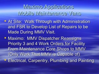 Maximo overview | PPS