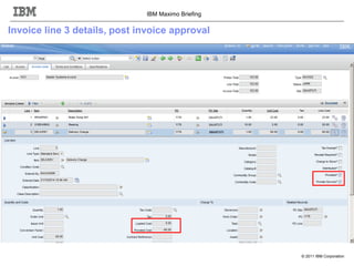 IBM Maximo - Prorate services to add loaded costs to items in inventory ...