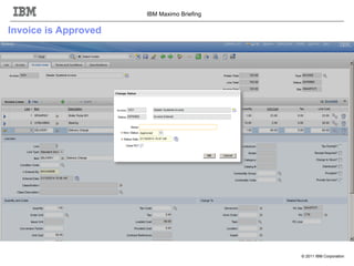 IBM Maximo - Prorate services to add loaded costs to items in inventory ...