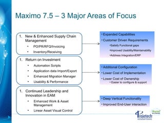 Maximo 7.5 New Features | PPT