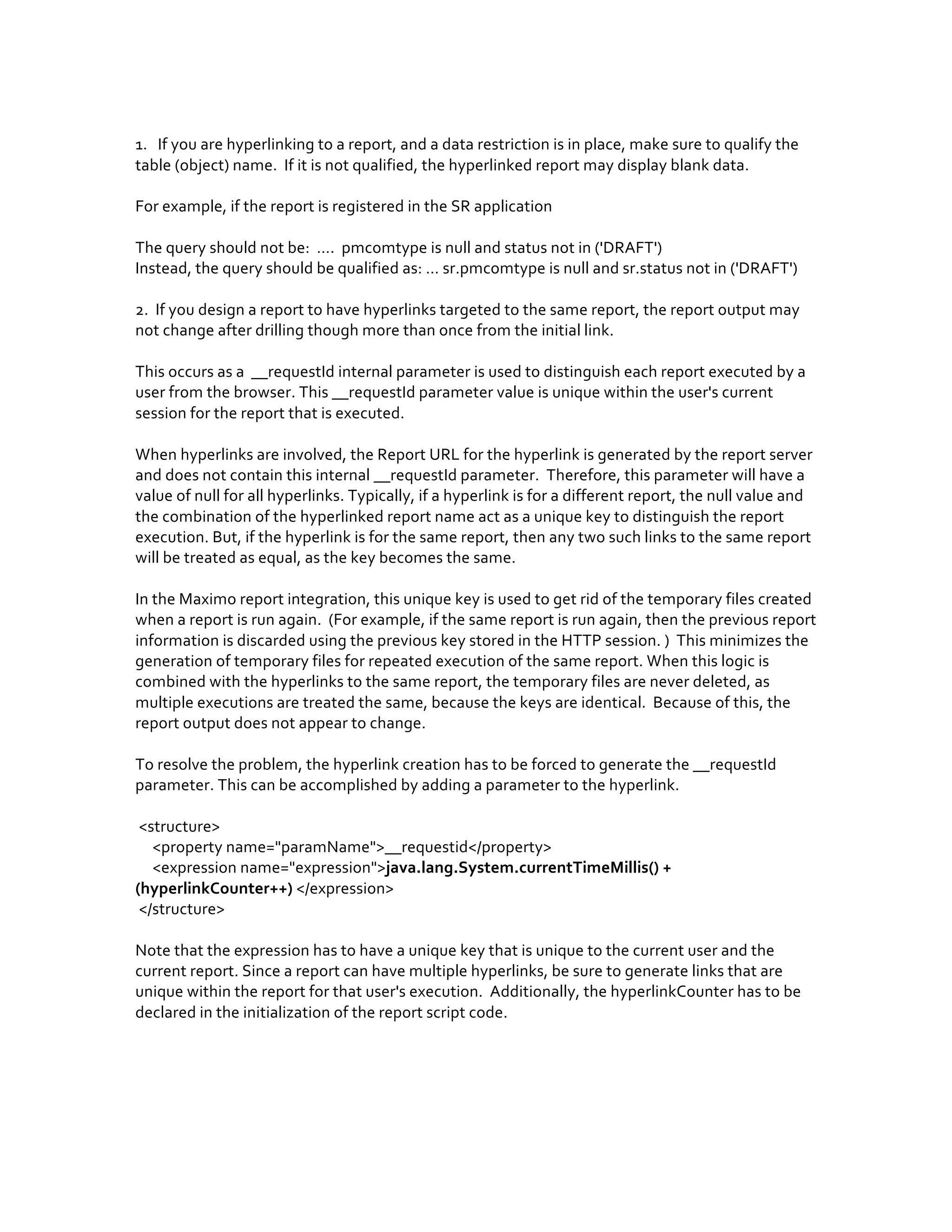 Maximo76 designer431 report development guide_rev8 | PDF