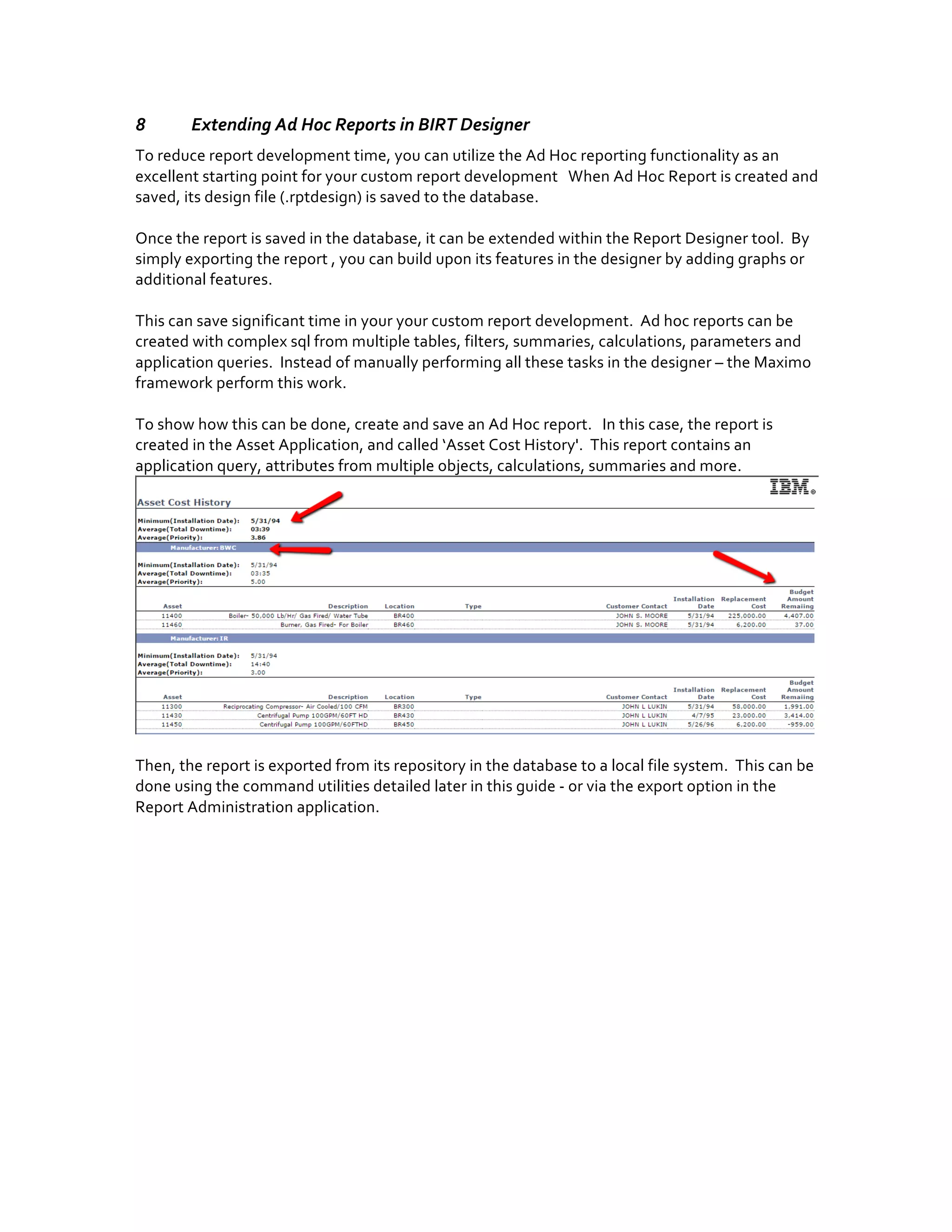 Maximo76 designer431 report development guide_rev8 | PDF