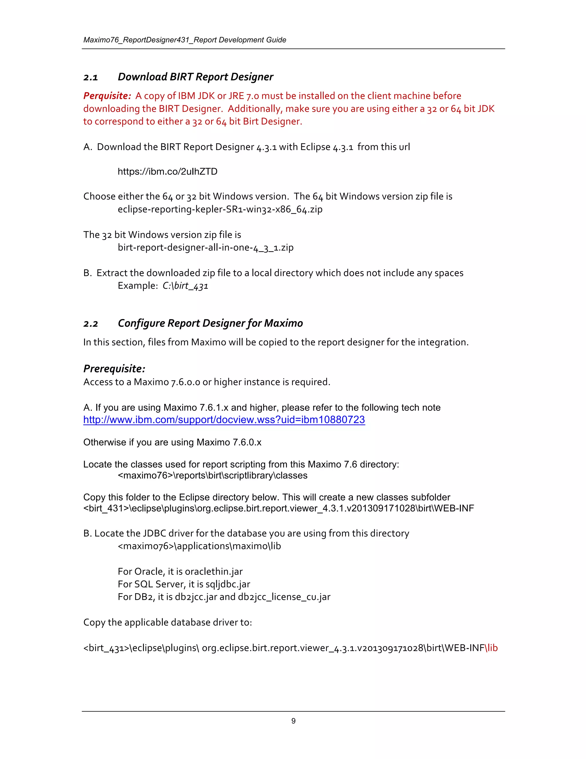 Maximo76 designer431 report development guide_rev8 | PDF