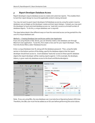 Maximo76 designer431 report development guide_rev8 | PDF