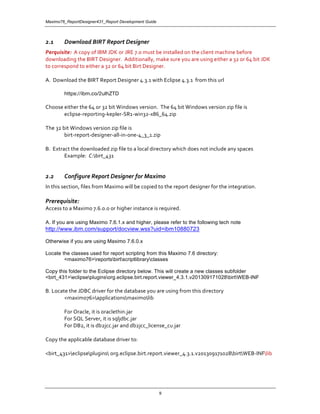 Maximo76 designer431 report development guide_rev8 | PDF