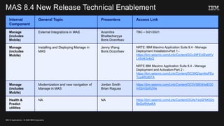 Maximo Application Suite 8.4 & 8.5 Learning & Resources Guide.PPTX