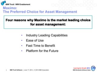 Maximo competition | PPT