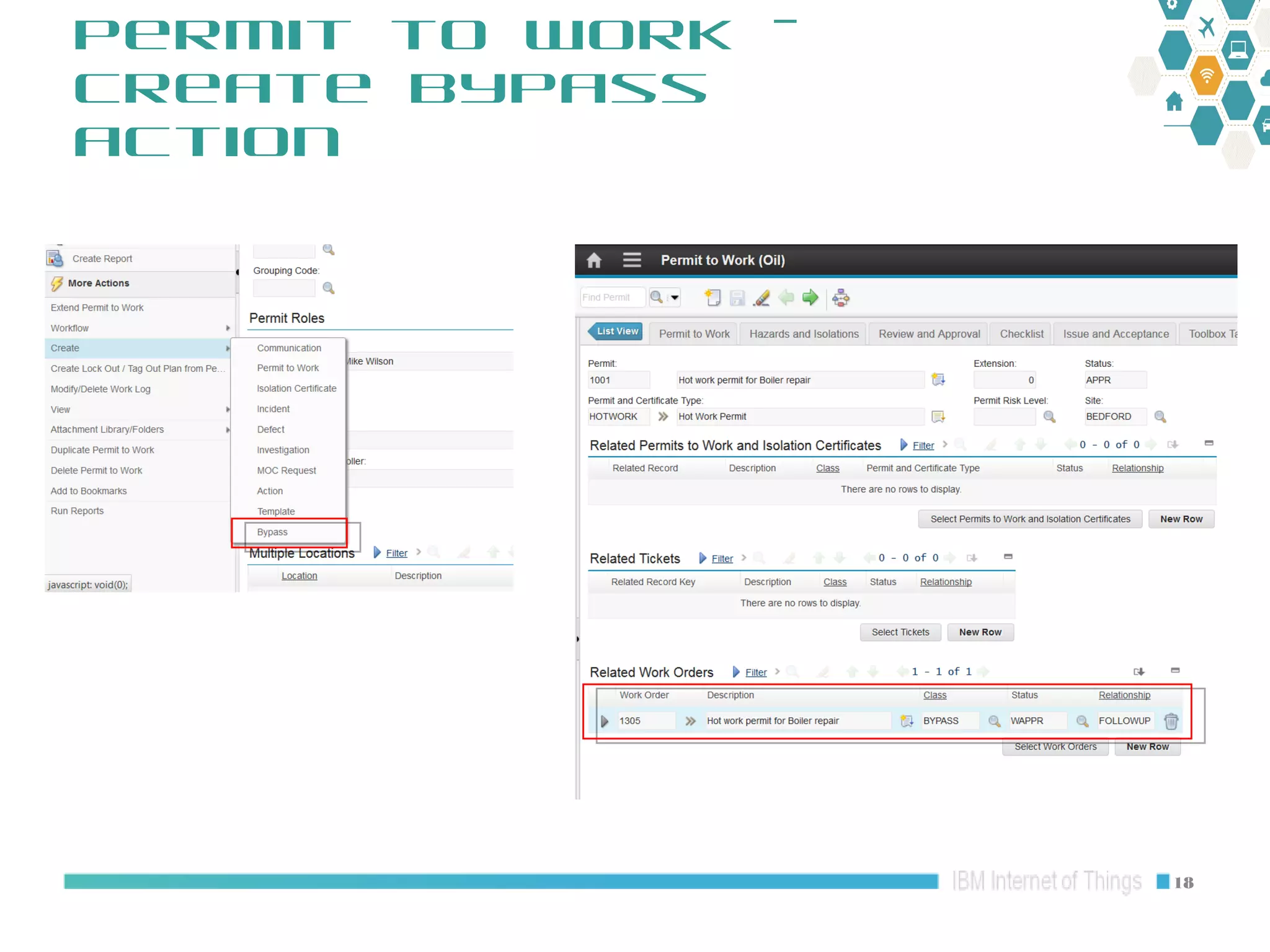Maximo Oil and Gas 7.6.1 HSE: Bypass Management Overview | PPT