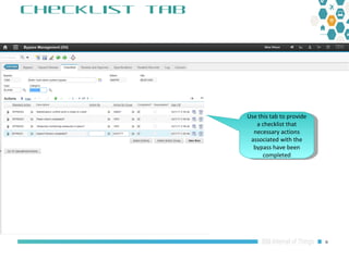 Maximo Oil and Gas 7.6.1 HSE: Bypass Management Overview | PPT
