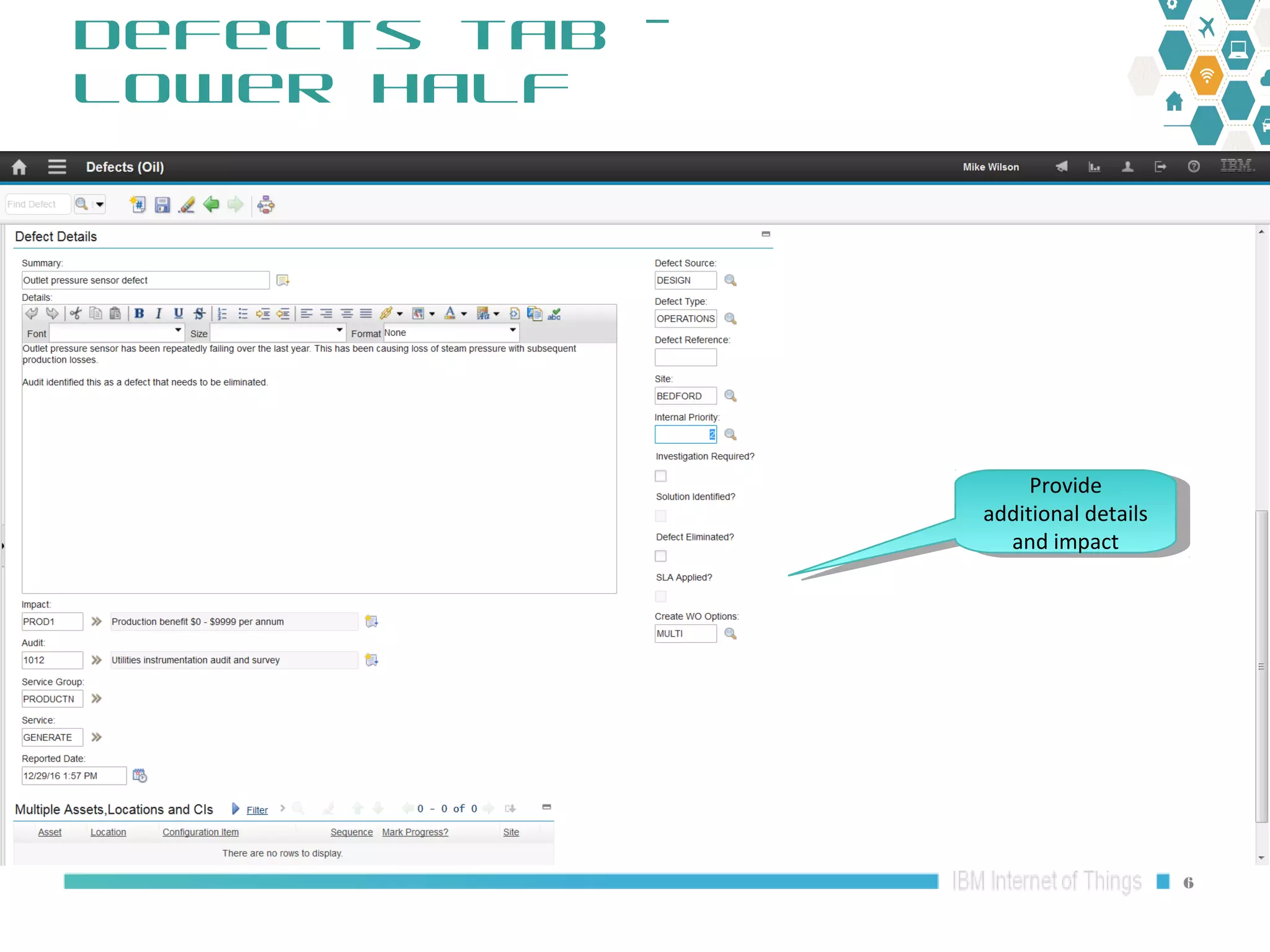 Maximo Oil and Gas 7.6.1 HSE: Defects & Service Requests | PPT