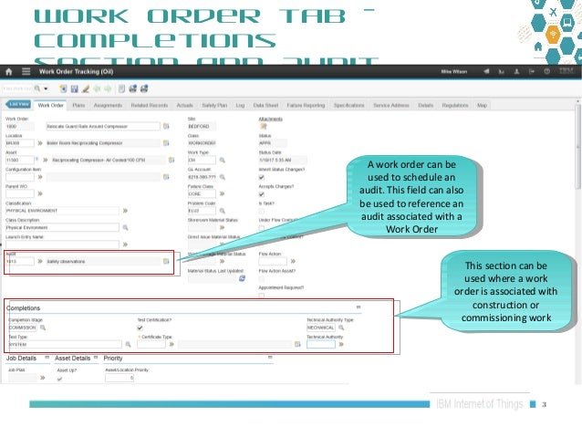 Maximo Oil and Gas 7.6.1 HSE: Work Orders Job Plans Overview