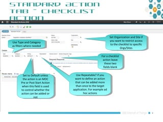 Maximo Oil and Gas 7.6.1 HSE: Standard Actions & Standard Action Groups ...