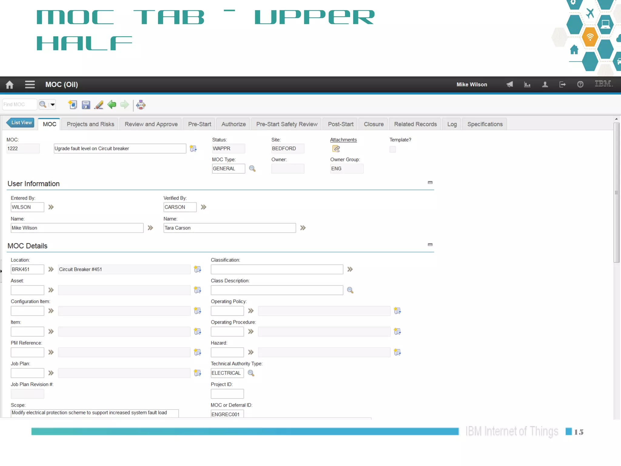 Maximo Oil and Gas 7.6.1 HSE: Change Module Overview | PPT
