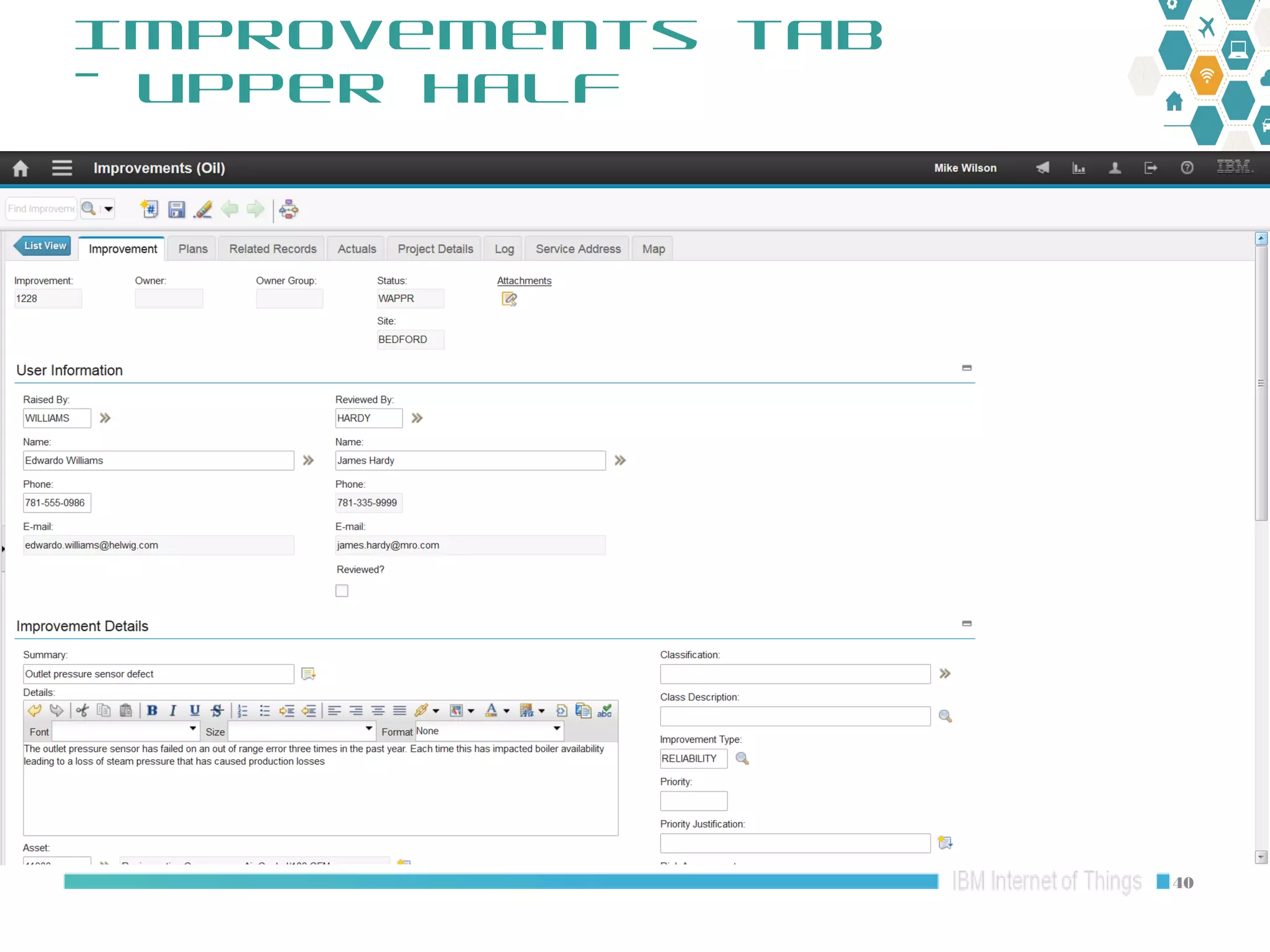 Maximo Oil and Gas 7.6.1 HSE: Change Module Overview | PPT
