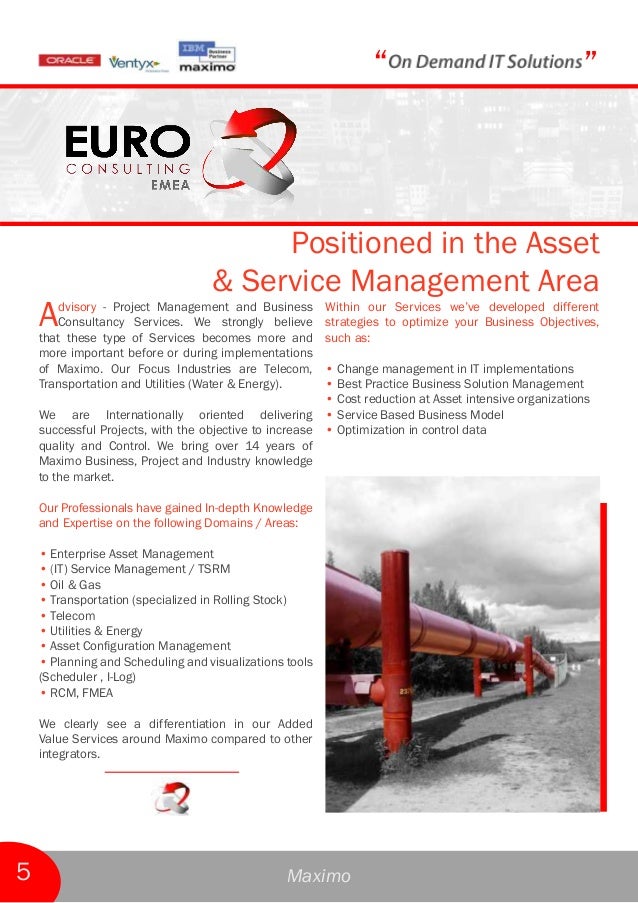 Euro Consulting EMEA, Maximo Asset Management Presentation. | PDF
