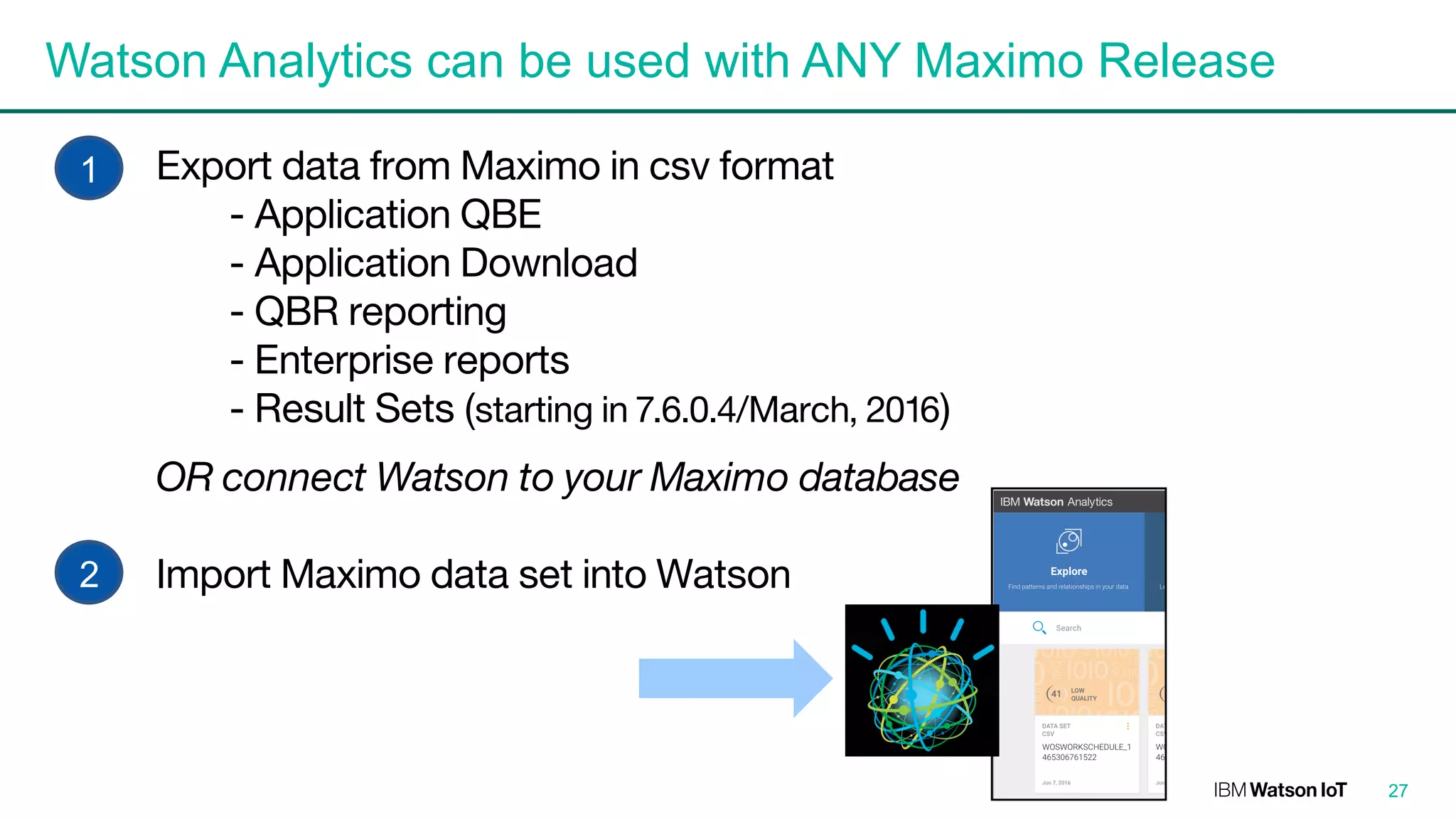 IBM Maximo Product Roadmap 2016 | PDF