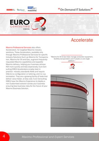 Maximo professional services | PDF