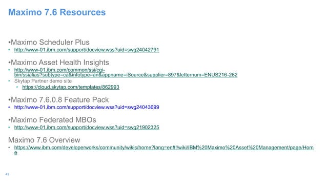 IBM Roadmap Maximo 2018 | PPTX | Cloud Computing | Internet