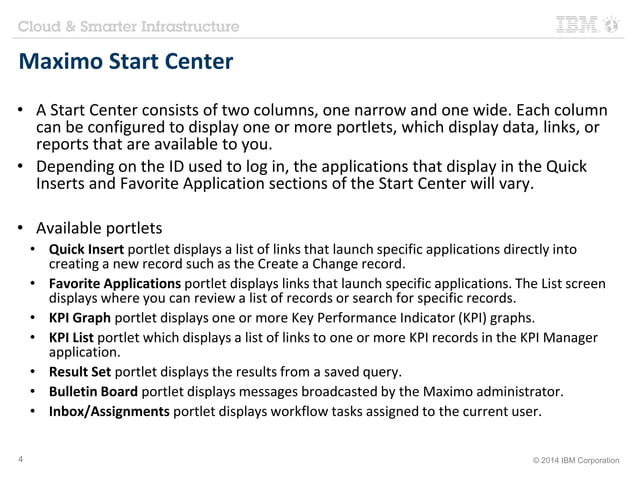 Maximo training - Getting Started | PPTX