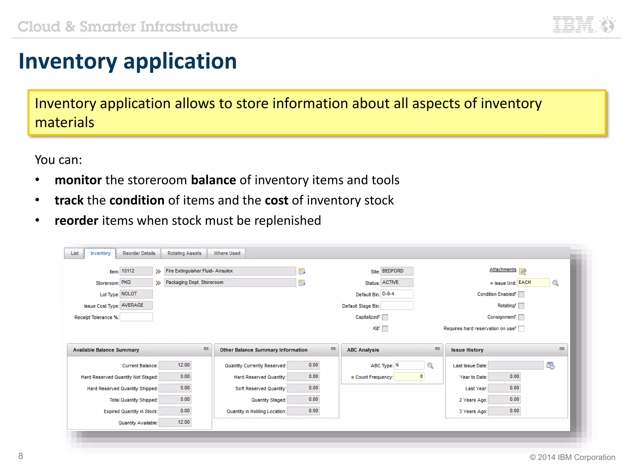 Maximo Training - Inventory Management | PPTX
