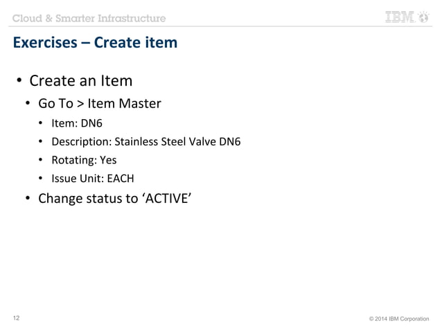 Maximo Training - Inventory Management | PPTX