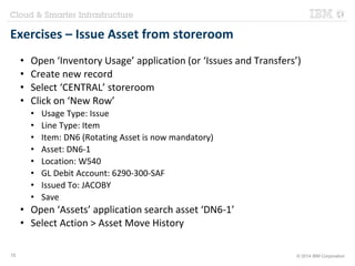 Maximo Training - Inventory Management | PPTX