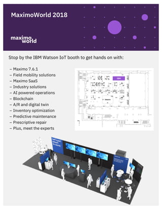 IBM at MaximoWorld 2018: Journey Map | PDF