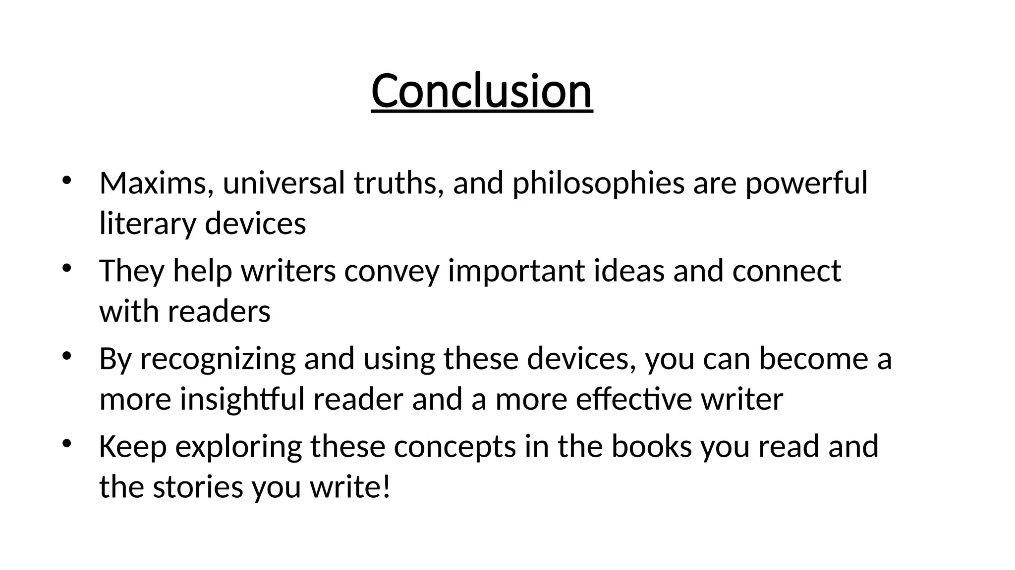 Maxims--Universal-Truths--and-Philosophies-in-Literature.pptx