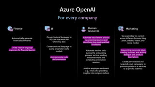 Using the power of Generative AI at scale | PDF