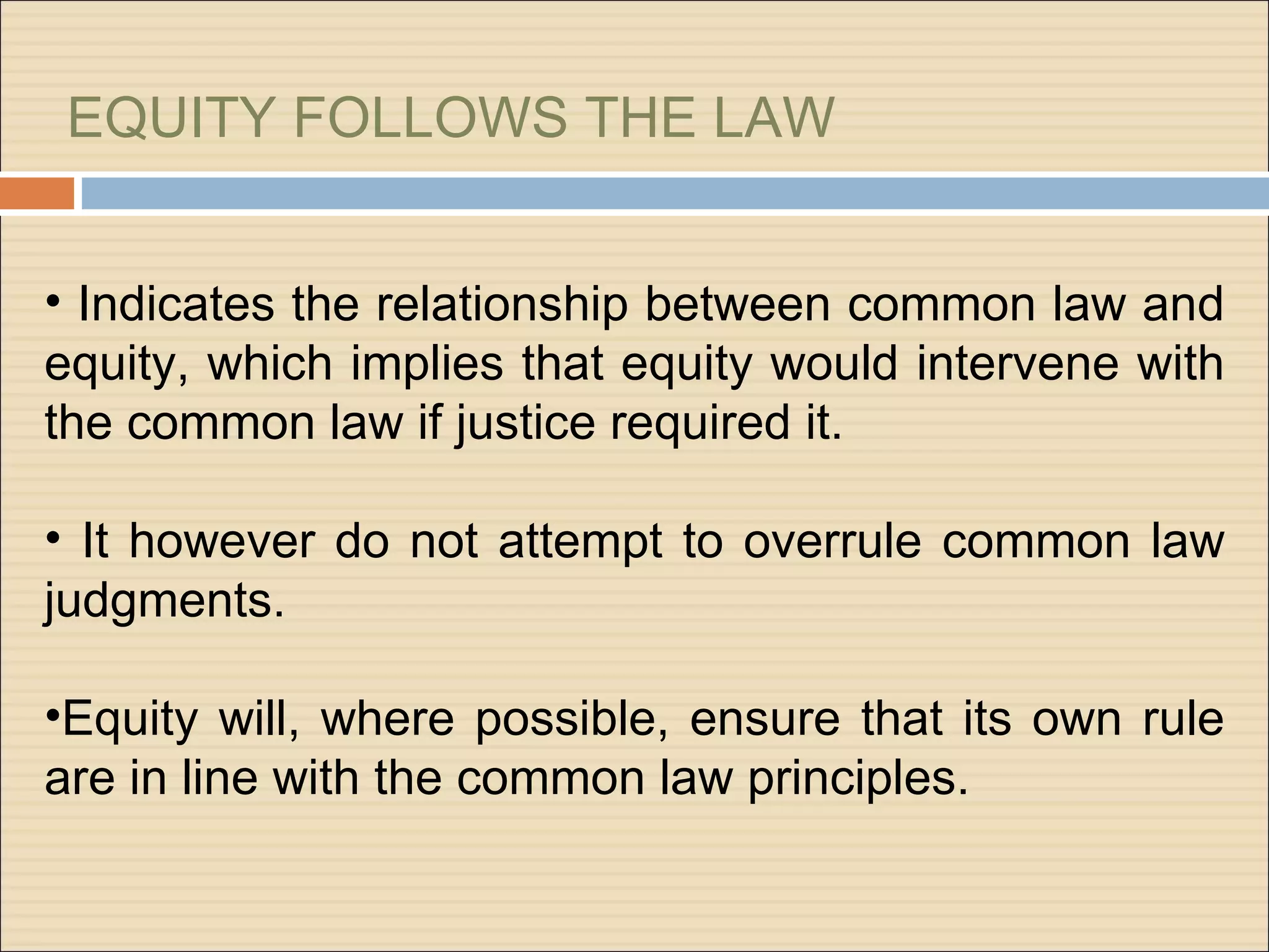 Maxims of equity | PPT