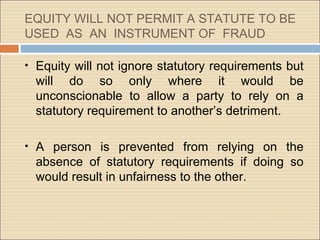 Maxims of equity | PPT