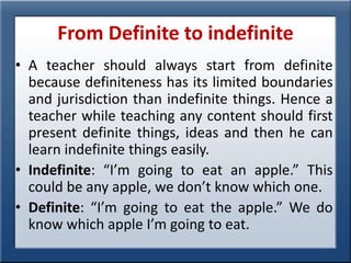 Maxims of Teaching | PPTX | Educational Assessment | Education