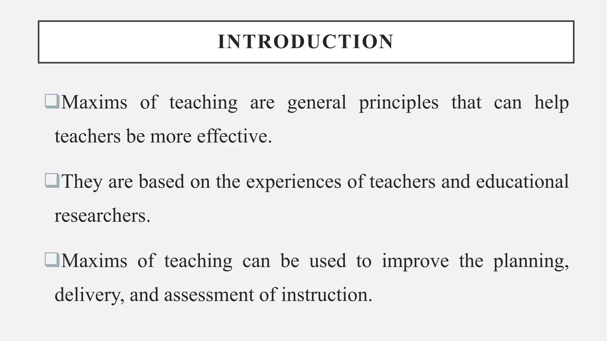 Maxims of Teaching.pptx