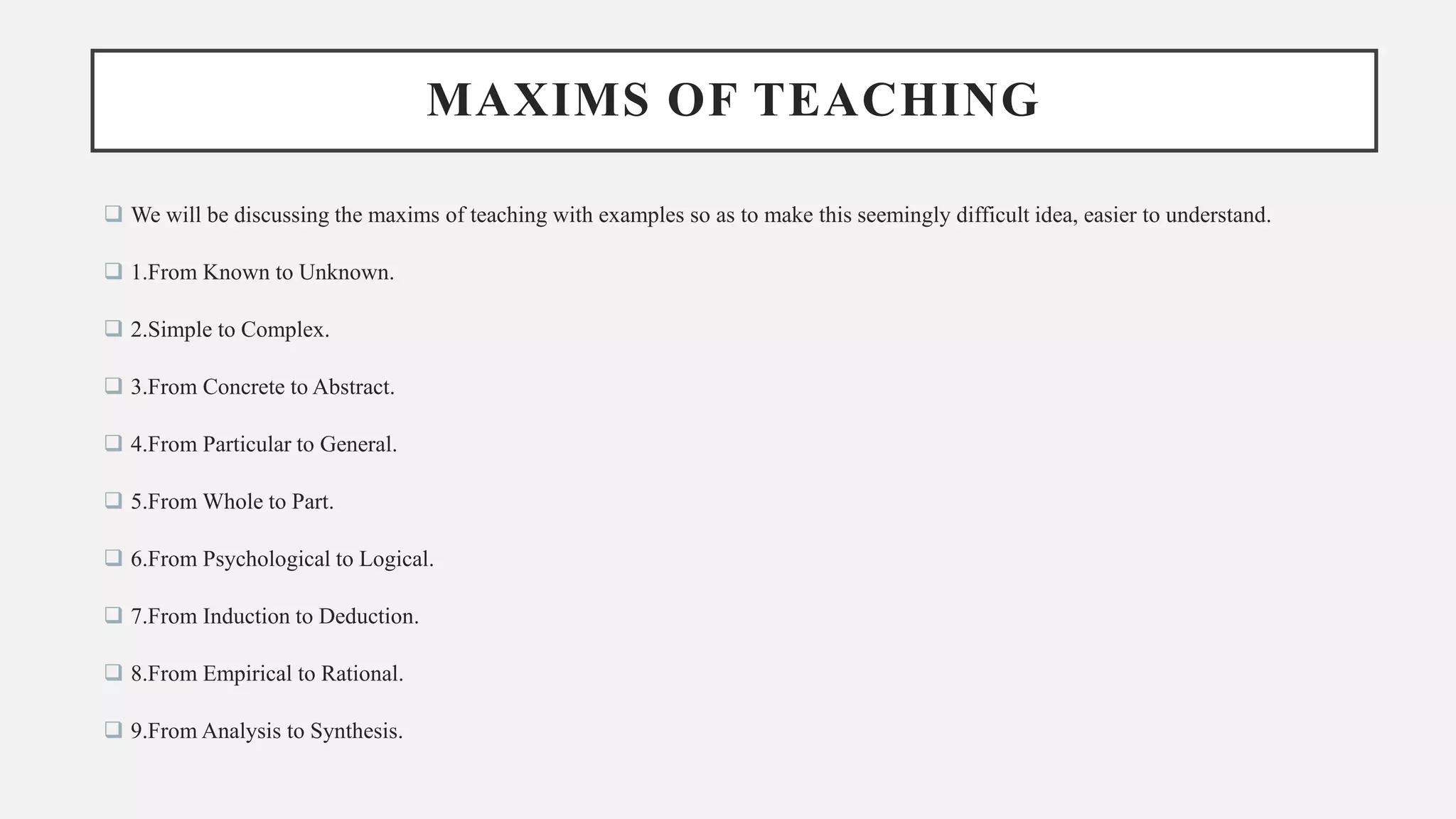 Maxims of Teaching.pptx